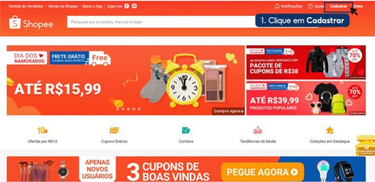 Central do Vendedor Shopee: cadastro, como entrar no app e site
