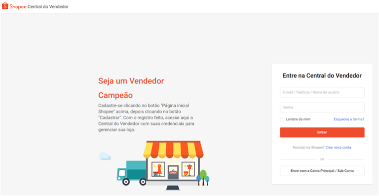Central do Vendedor Shopee: cadastro, como entrar no app e site